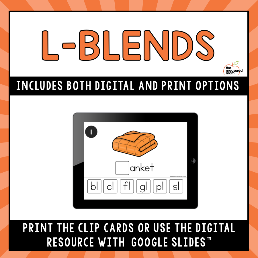 l - blend -谷歌Slides Activity - Measured Mom